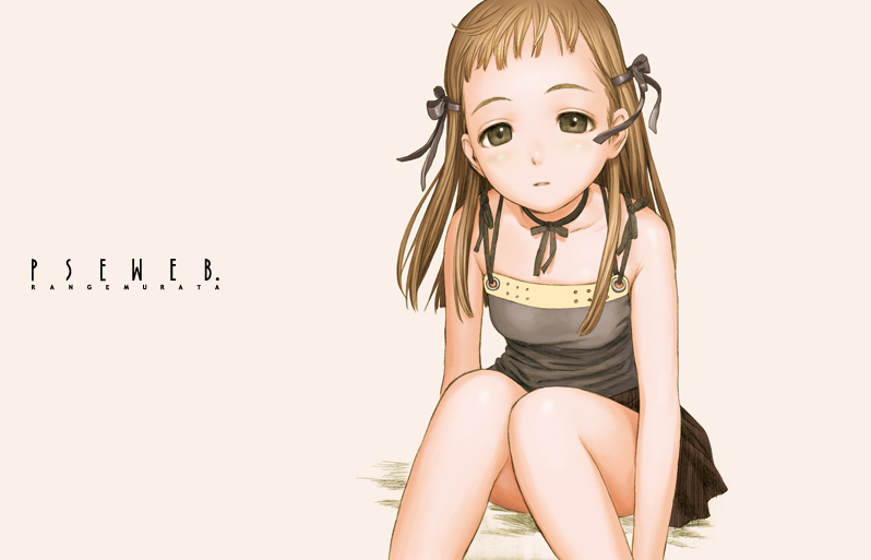 Murata Range Original 1girl Artist Name Bare Arms Bare Legs Bare